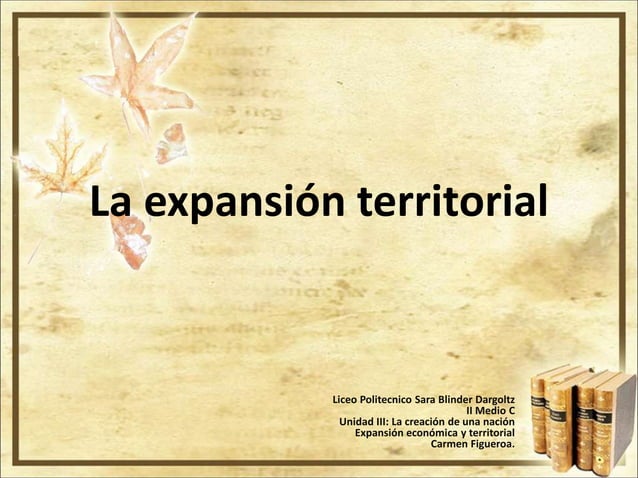 La expansión territorial interior | PDF