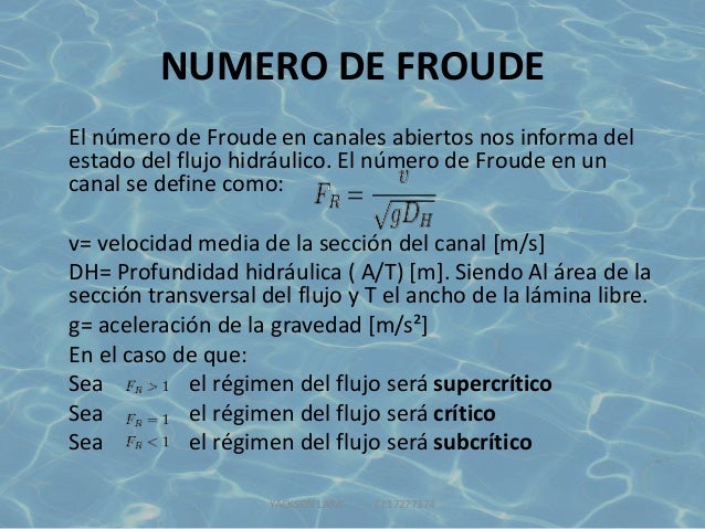 La experimentacion en mecanica de fluidos