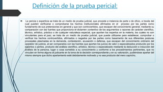 La experticia judicial | PPTX
