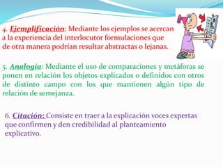 La explicación | PPTX