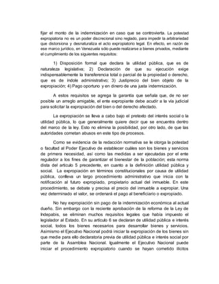 La expropiacion | DOCX