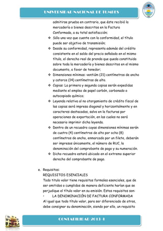La factura | DOCX