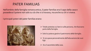 La famiglia latina | PPTX