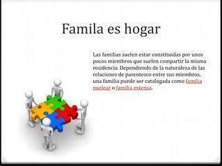 La familia | PPTX