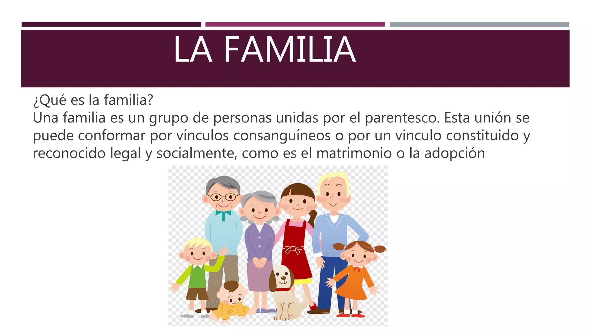 La familia | PPTX