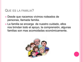 La familia Rosaura y Jennifer | PPTX