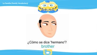 La familia (family vocabulary) | PPTX
