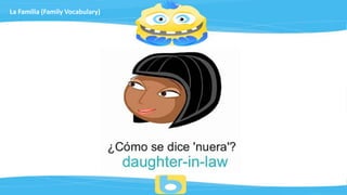 La familia (family vocabulary) | PPTX