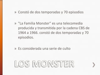 La familia monster. roberto jorge saller | PPTX