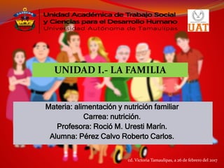 UNIDAD 1 LA FAMILIA | PPTX