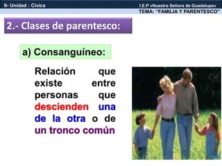 La familia y el parentesco | PPTX