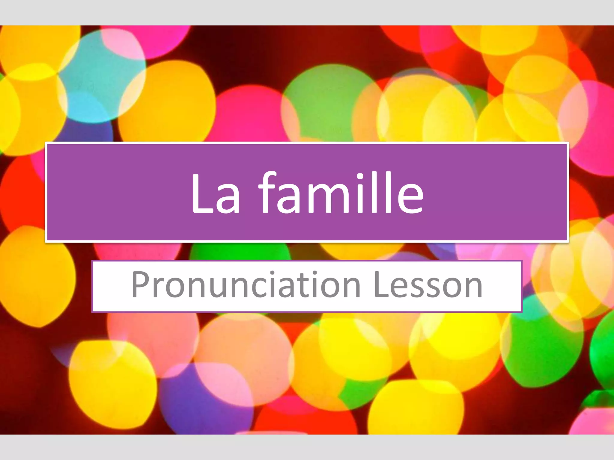 La famille sound-spelling links in French | PPTX