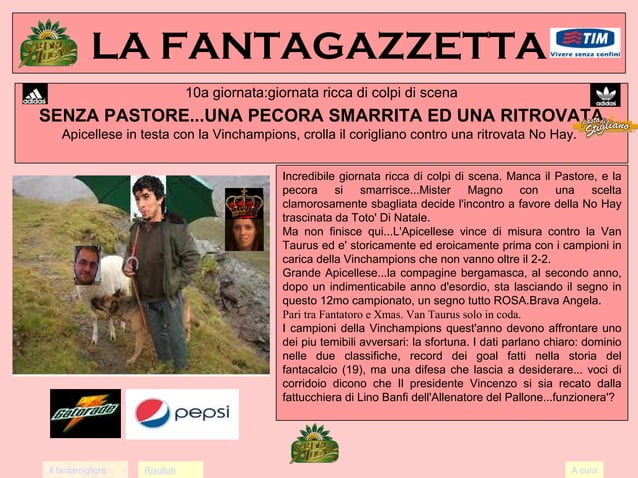 La fantagazzetta 10a | PPT