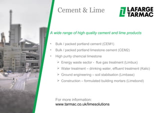 Lafarge Tarmac sustainable products | PPT