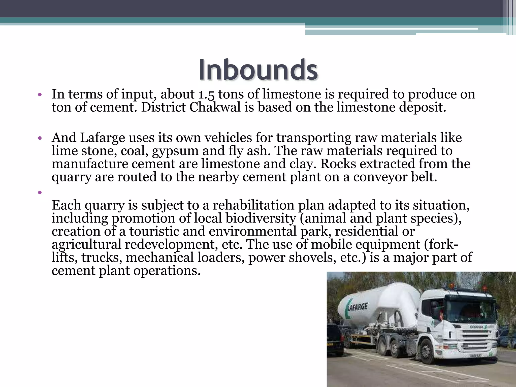Lafarge Cement Value Chain | PPTX