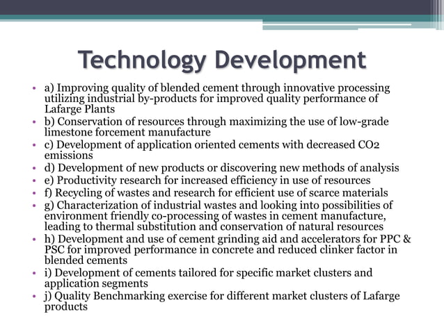 Lafarge Cement Value Chain | PPTX | Civil Engineering Industry | Industries