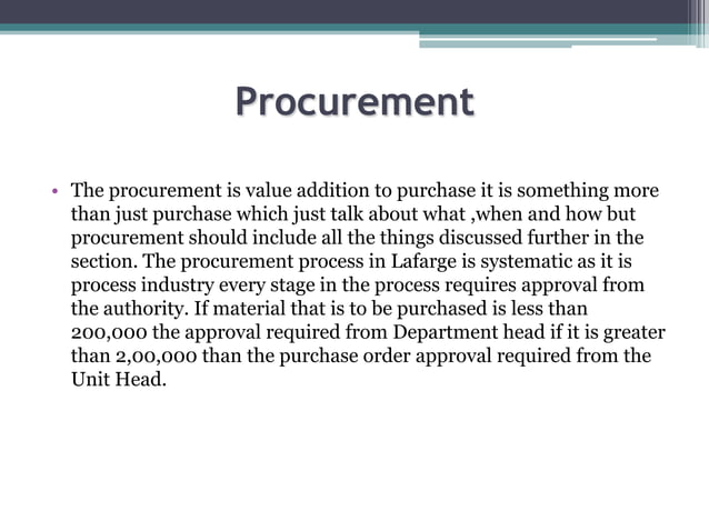 Lafarge Cement Value Chain | PPTX | Civil Engineering Industry | Industries