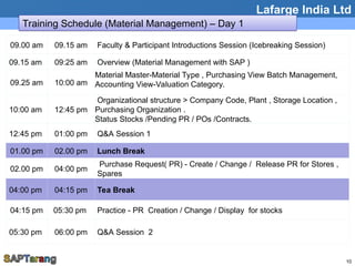 Lafarge_MM_End User_Training_Schedule.ppt