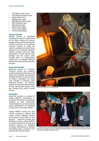 Lafarge WAPCo Annual Report 2012 | PDF