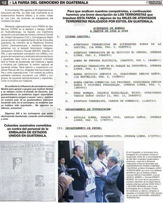 Historia de Guatemala -La farsa del genocidio parte 2 | PDF