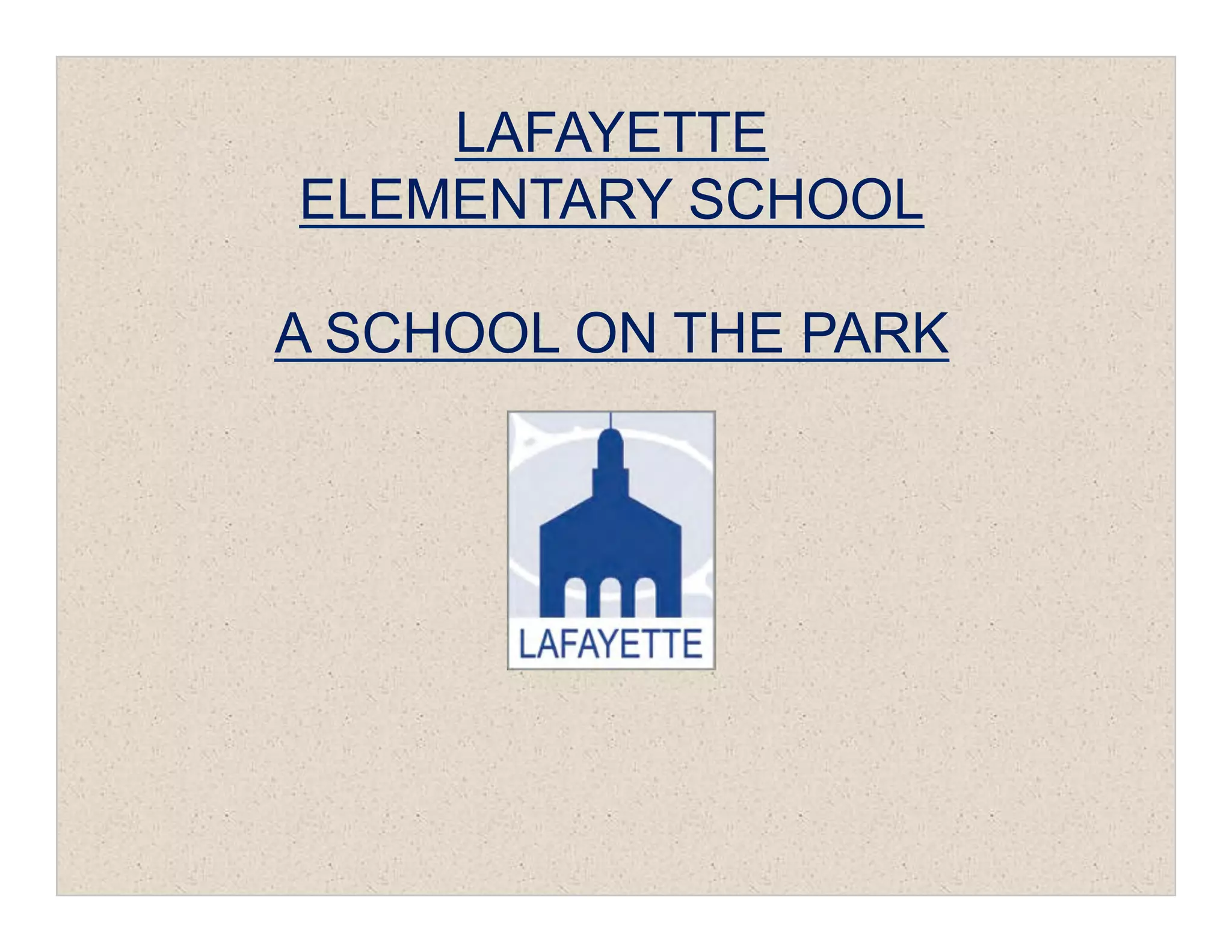 Lafayette Elementary School SIT Meeting (September 2, 2014) | PPT