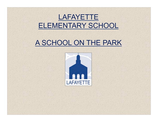 Lafayette Elementary School SIT Meeting (September 2, 2014) | PPT