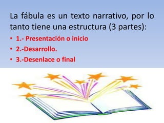 La fábula definición, elementos y partes | PDF