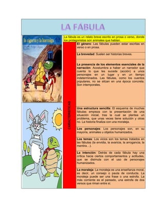 La fábula | PDF