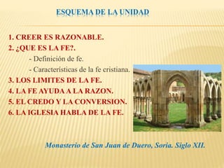 La fe y la razon | PPTX