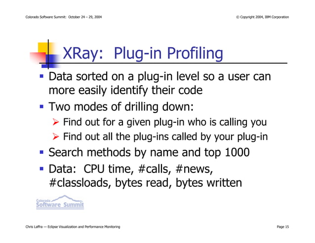 Eclipse Visualization And Performance Monitoring Ppt