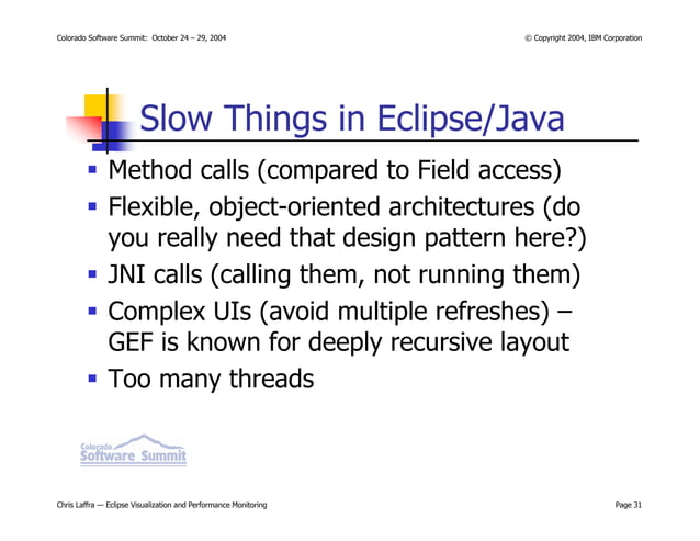 Eclipse Visualization And Performance Monitoring Ppt