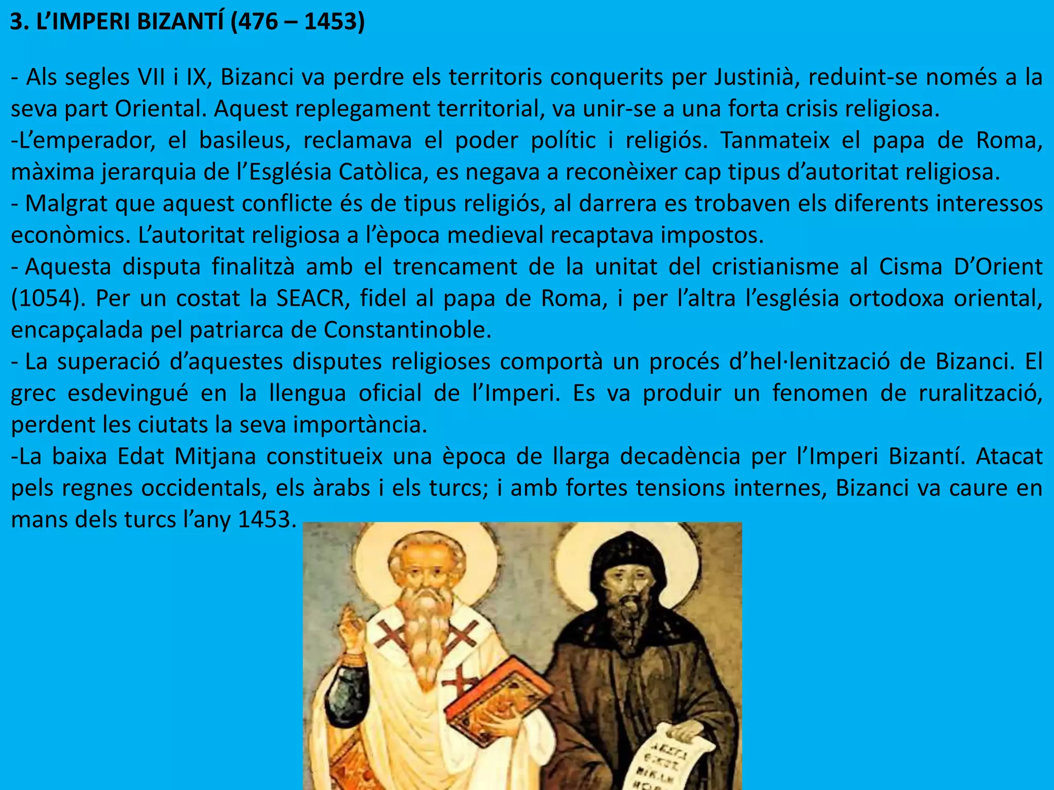 La fi del mon antic | PPTX