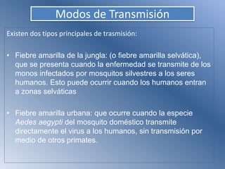La fiebre amarilla diapositiva | PPTX
