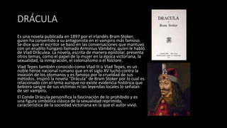 La figura del vampiro en la literatura | PPTX
