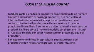 La filiera corta 1 | PPTX