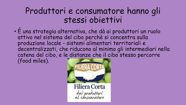 La filiera corta 2 | PPTX | Agriculture | Industries