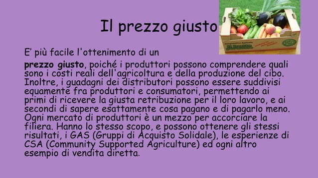 La filiera corta 2 | PPTX | Agriculture | Industries
