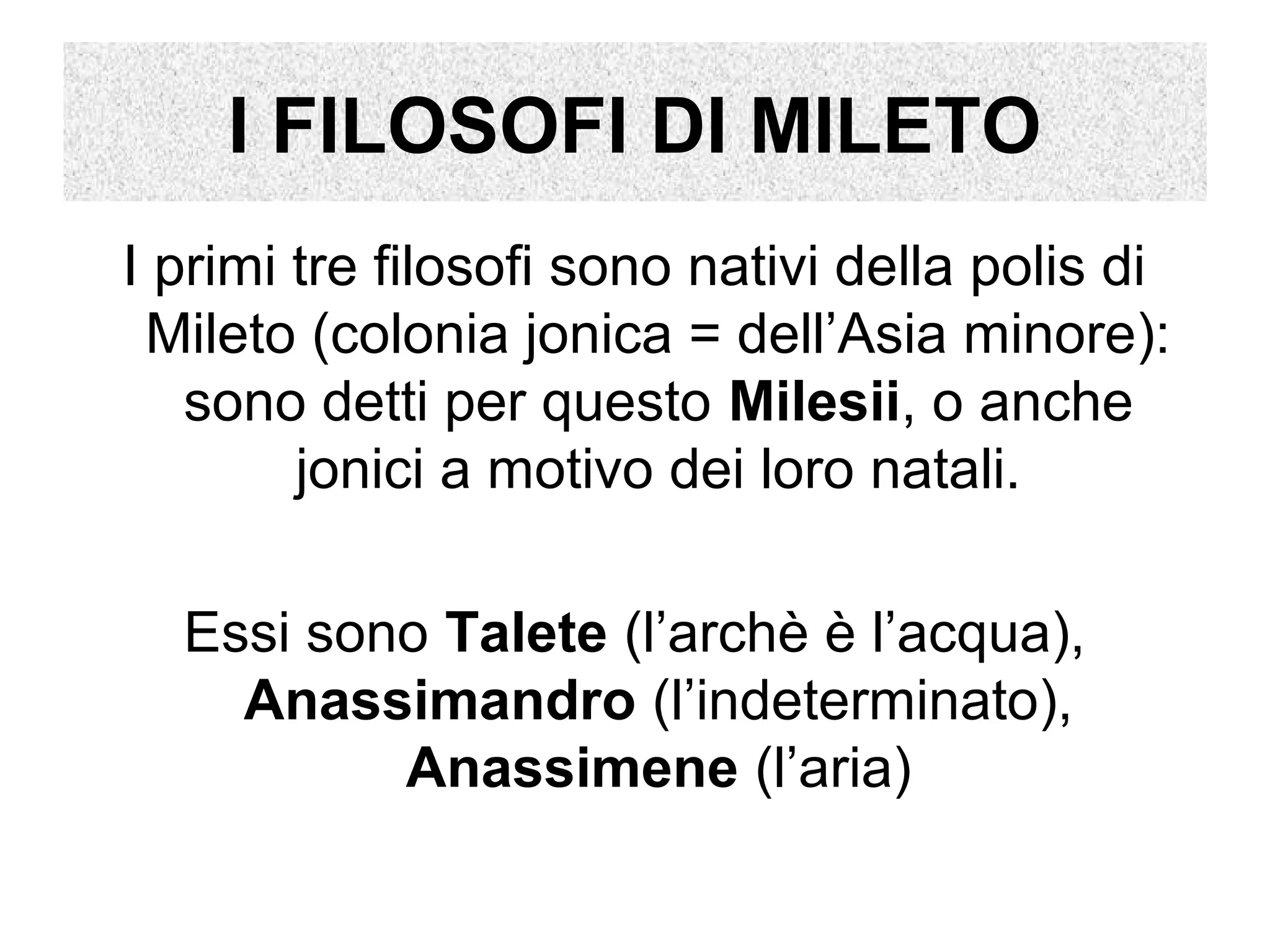 La filosofia della natura | PPT