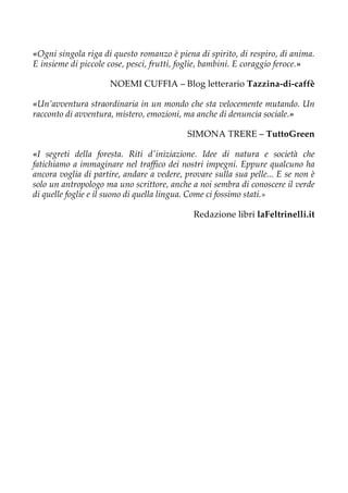 La foresta ti ha - Abstract e rassegna stampa | PDF