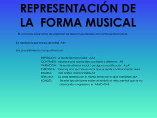 La forma musical | PPTX