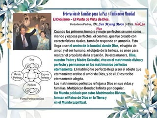 La forma perfecta de Dios, Matrimonios DIVINOS..ppt