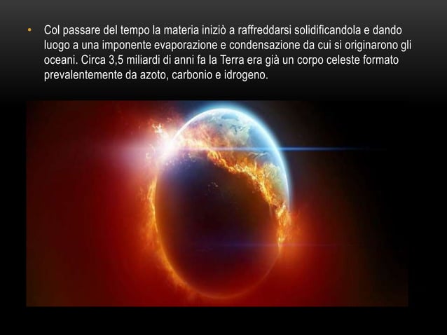 La formazione della terra | PPTX