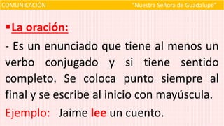 La frase y la oración | PPTX