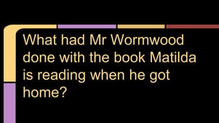 Matilda for kids | PPTX