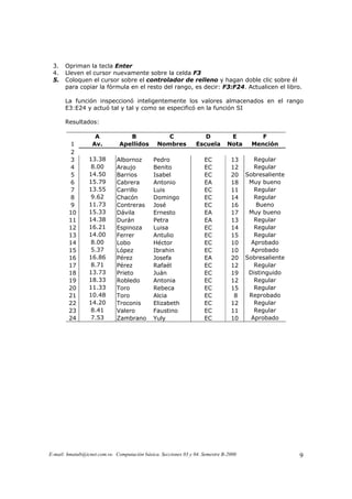 La Funcion Logica Si Ejercicios Resueltos | PDF