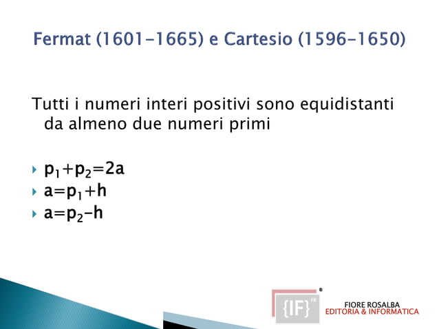 La funzione dei numeri primi | PPT