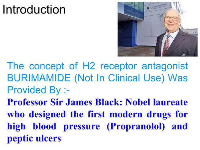 Lafutidine, Second generation histamine H2 receptor antagonist | PPT