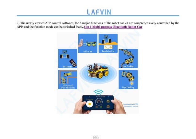 LAFVIN 4WD Smart Robot Car Kit V2.2-compressed.pdf | Operating Systems | Computer Software and ...