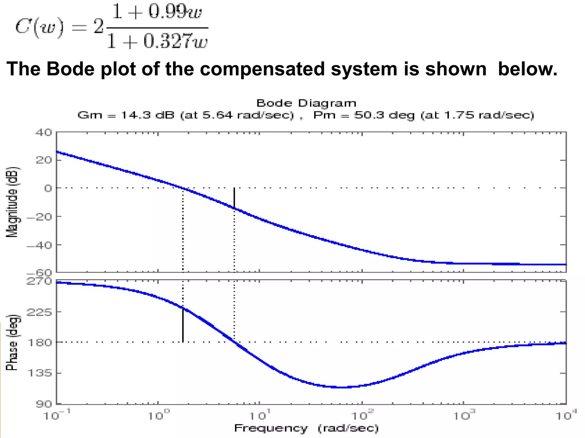 Lag lead compensator design in frequency domain 7th lecture | PPTX