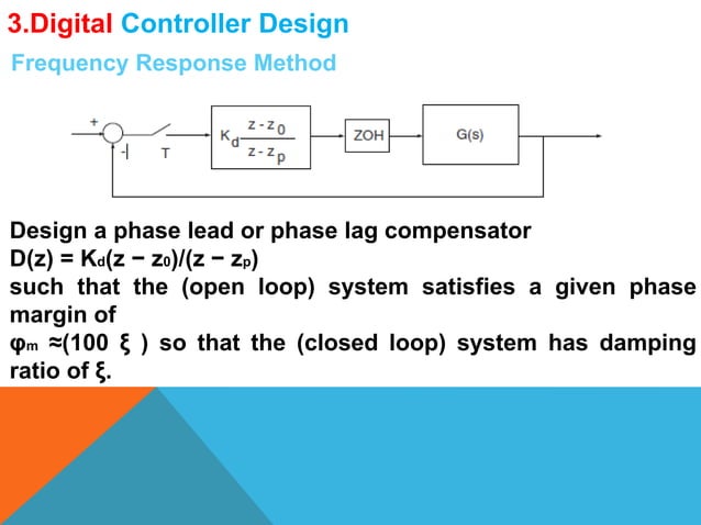 Lag lead compensator design in frequency domain 7th lecture | PPTX